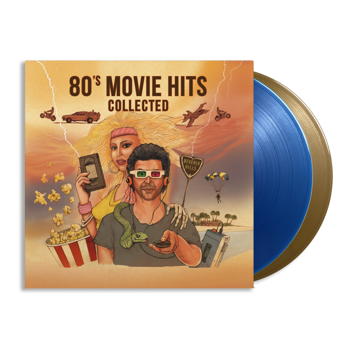 Various Artists - 80's Movie Hits Collected: Limited Blue & Gold Vinyl ...
