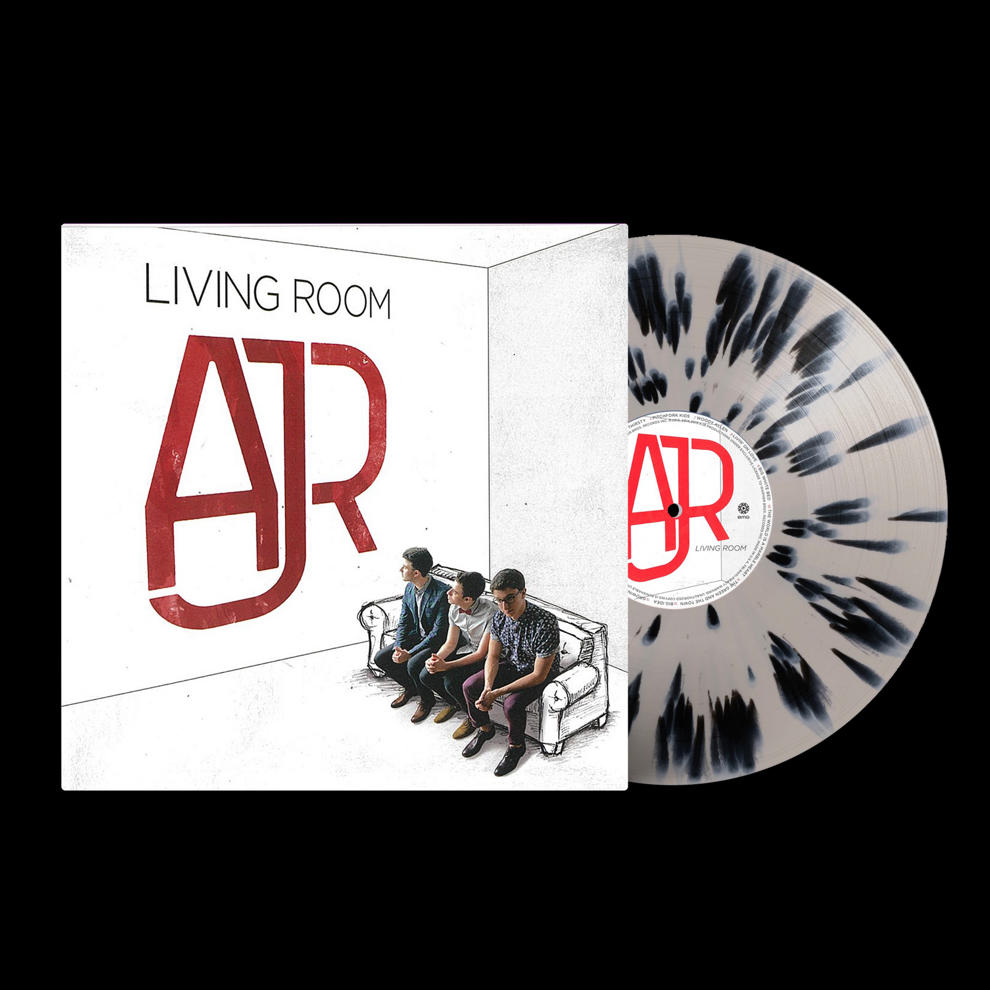 AJR - Living Room: Bone with Black Splatter Vinyl LP - The Sound of Vinyl