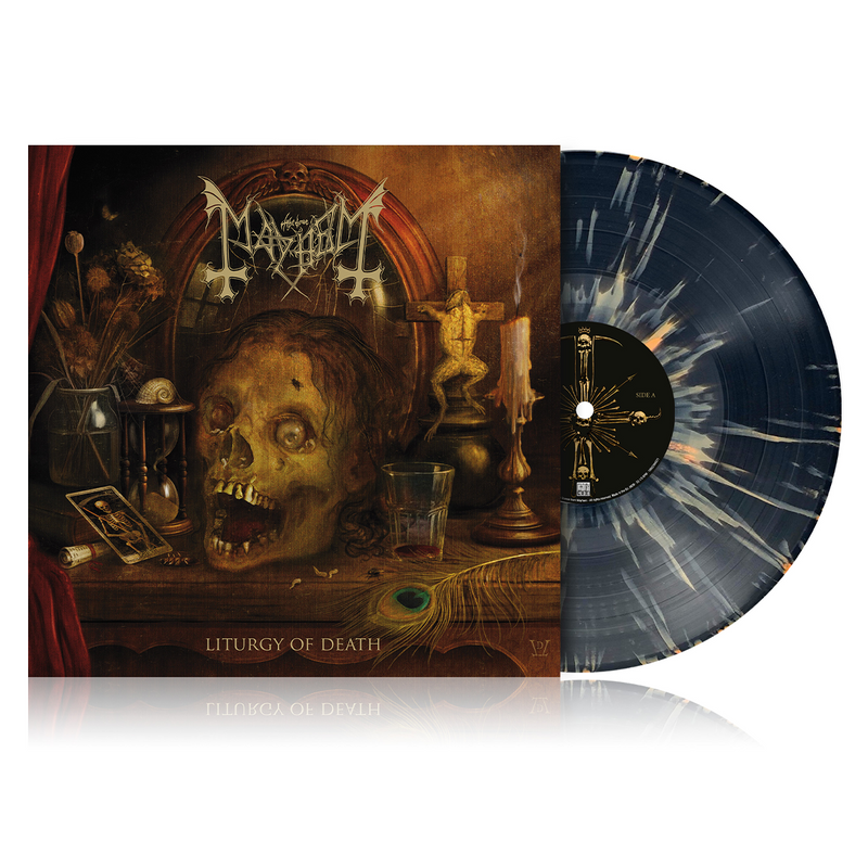 Mayhem - Liturgy of Death: Black & Apricot Splattered Vinyl LP - The ...