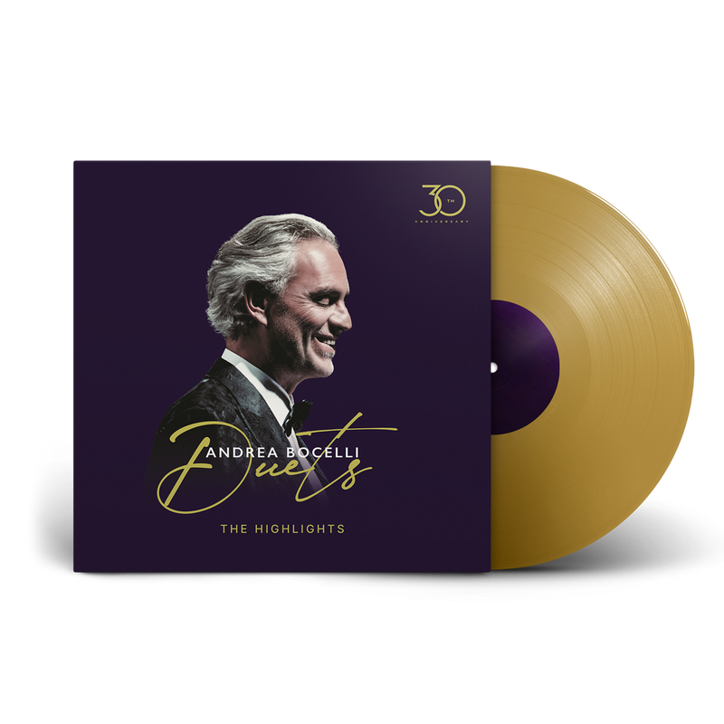 Andrea Bocelli - Duets - 30th Anniversary: Gold LP - Sound of Vinyl
