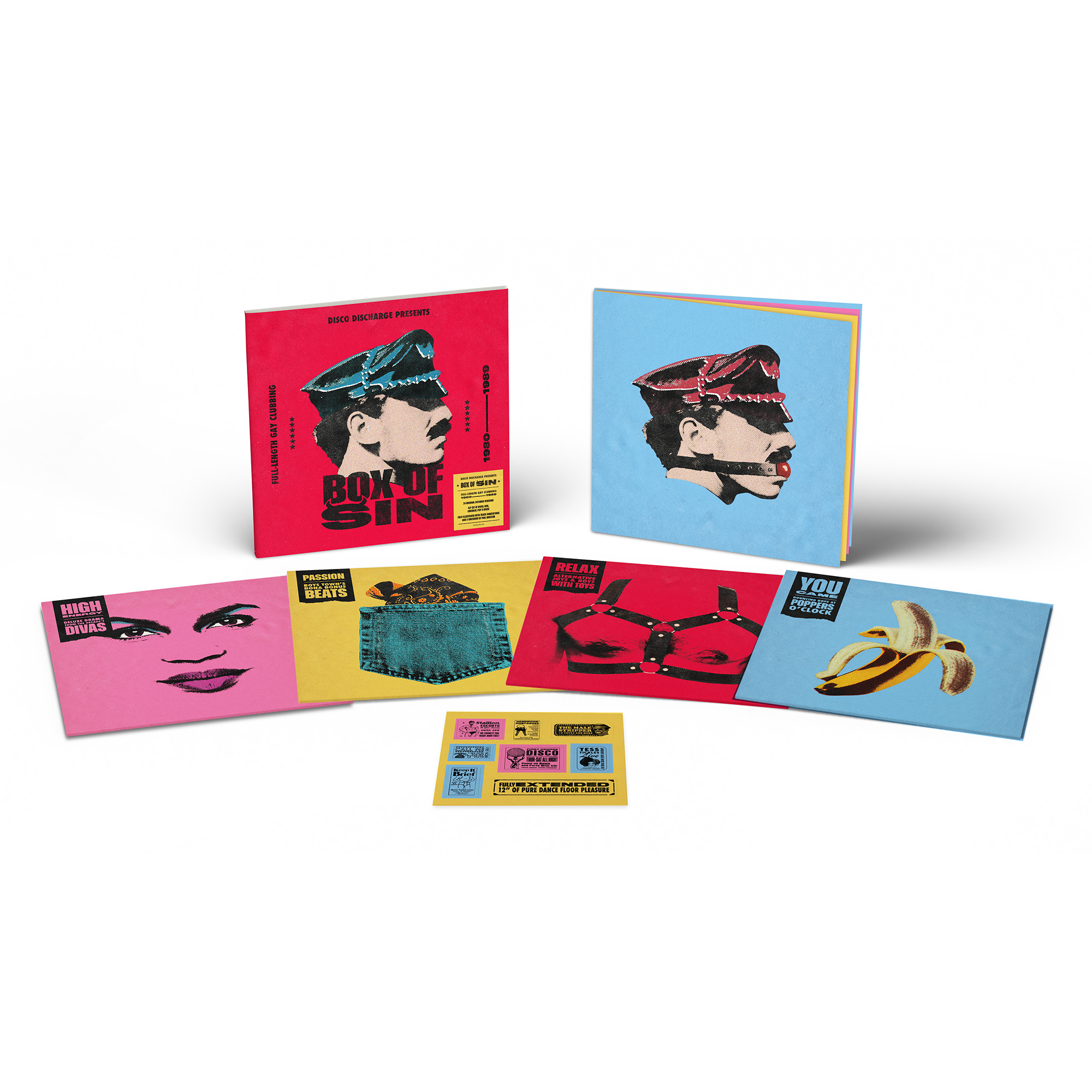 Various Artists - Disco Discharge Presents Box Of Sin: 4LP Vinyl Box ...
