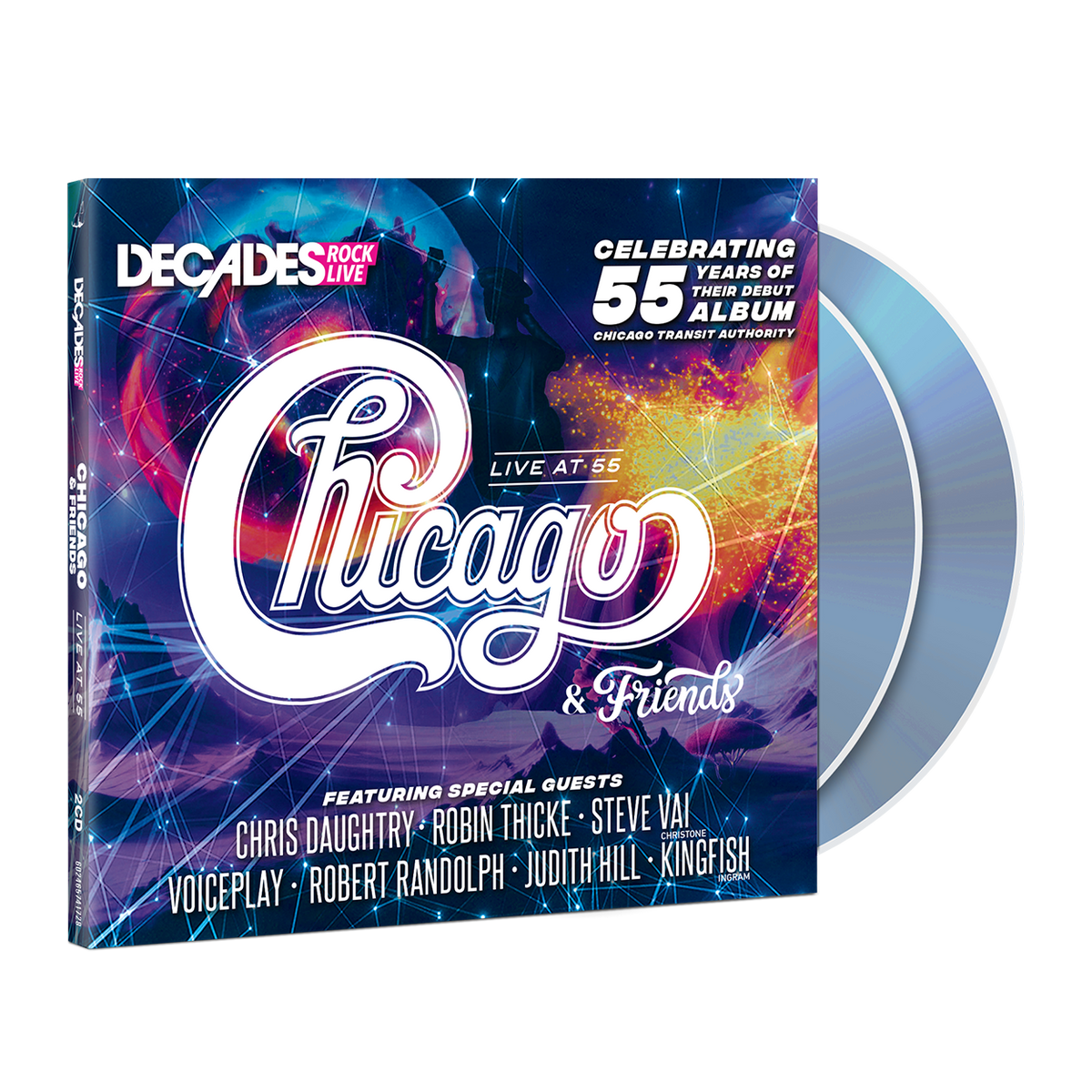 Chicago - Chicago & Friends - Live At 55: 2CD - The Sound of Vinyl