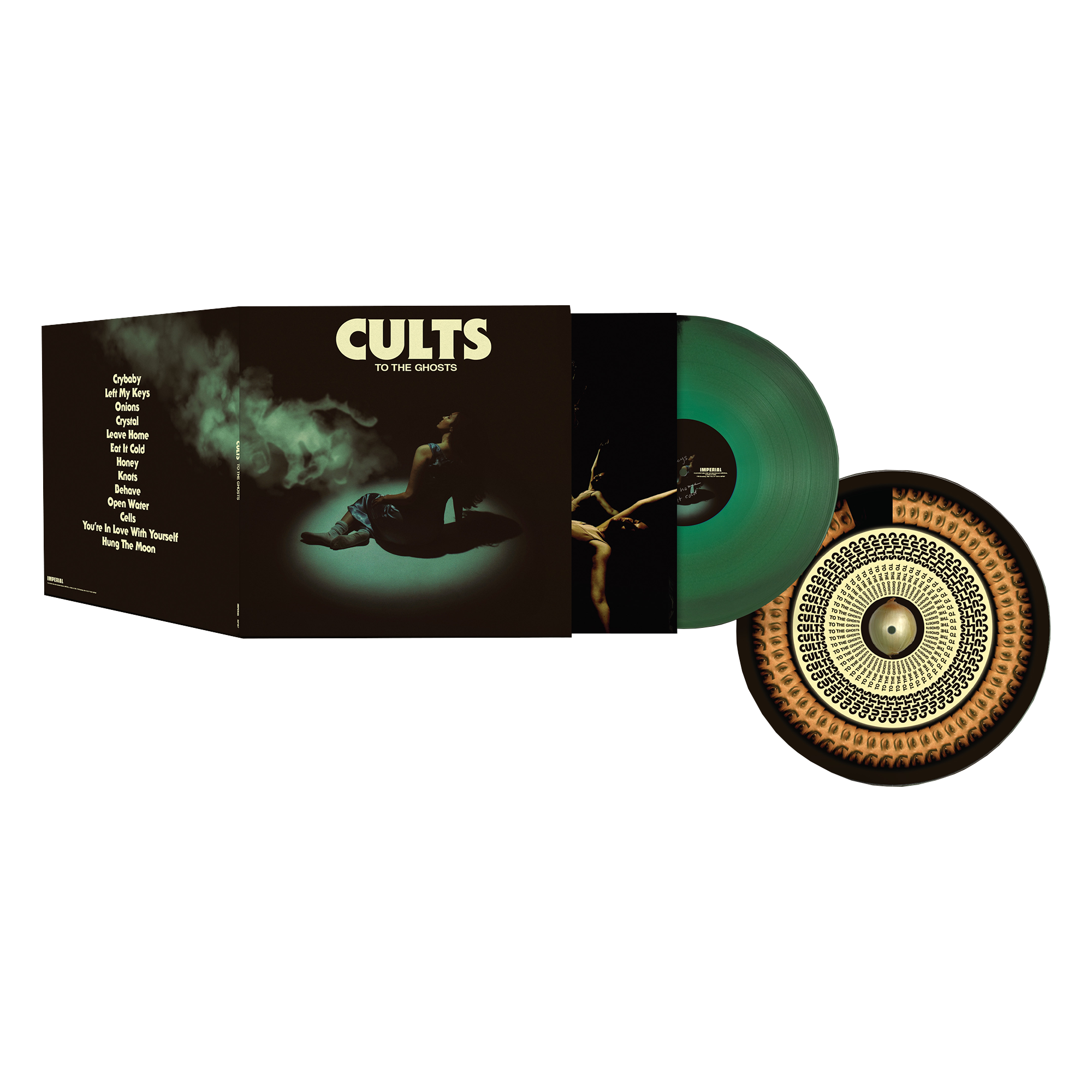 Cults - To The Ghosts: Limited Green LP & Signed Zoetrope Slipmat - The ...