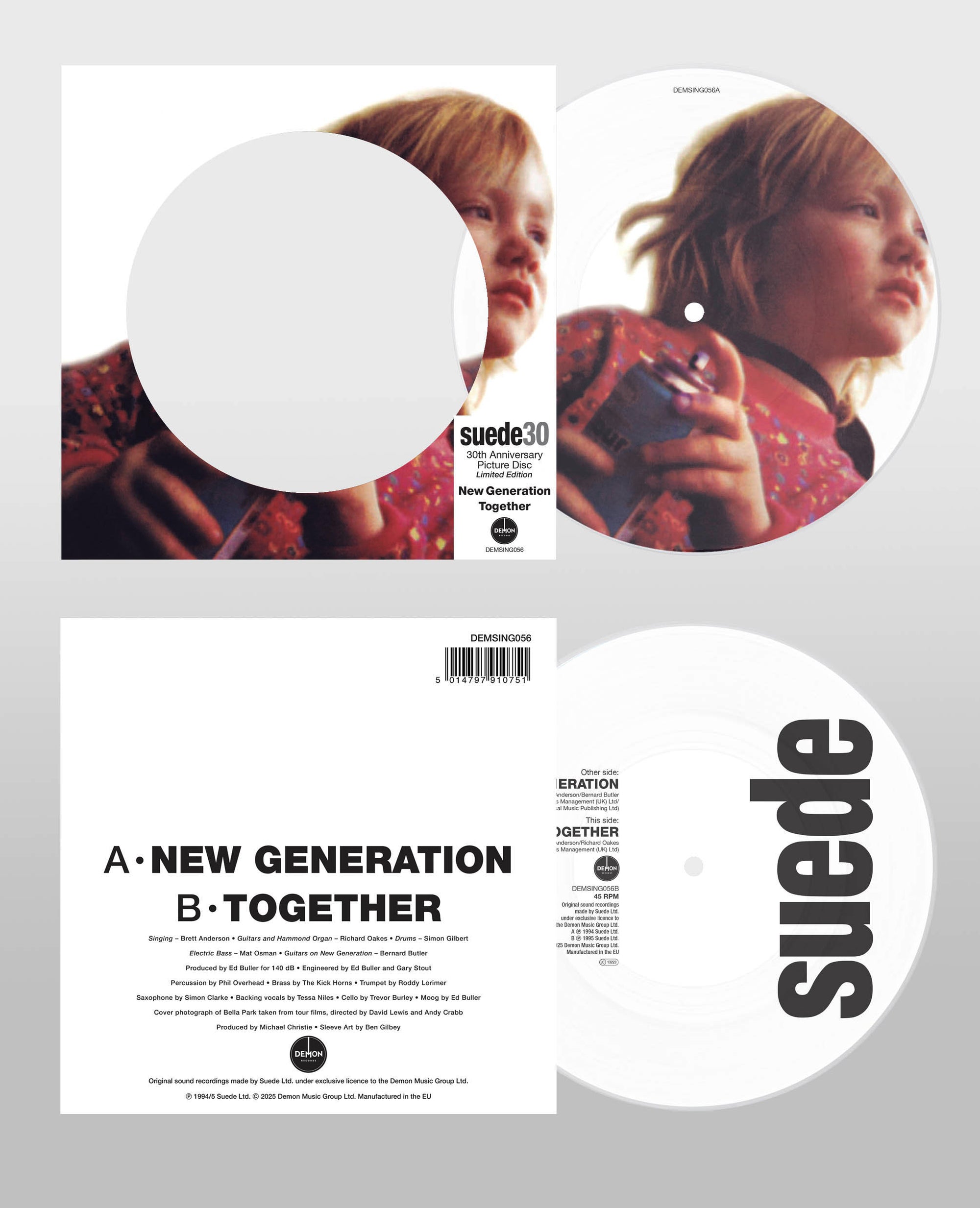 Suede - New Generation (30th Anniversary Edition): 7" Picture Disc ...