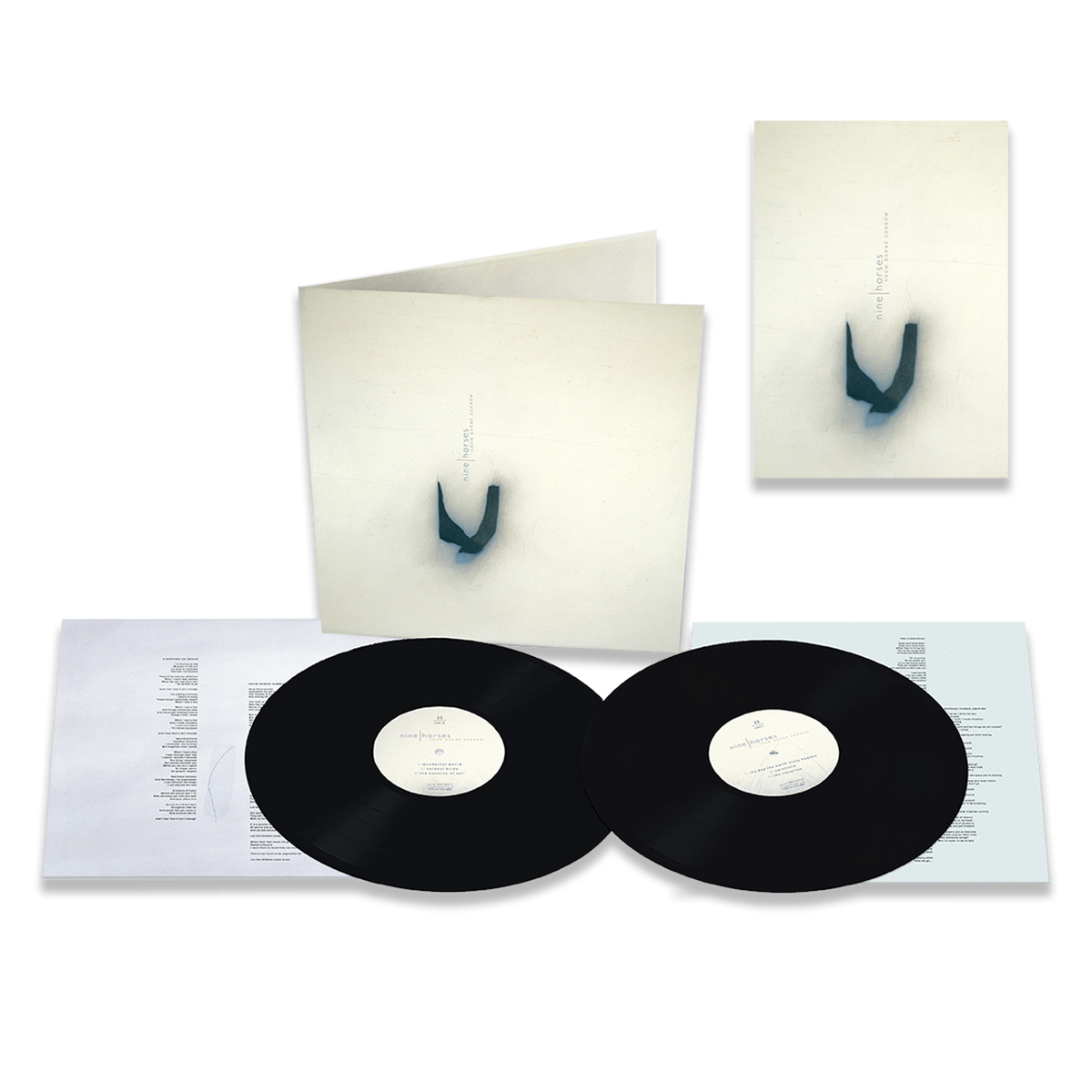 Snow Borne Sorrow: Vinyl 2LP + Nine Horses Print Signed by Chris Bigg ...