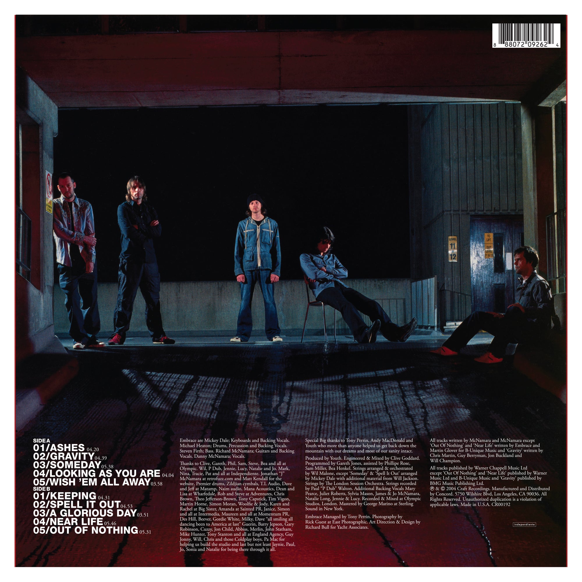 Embrace - Out Of Nothing (20th Anniversary Edition): Limited Red/Black ...