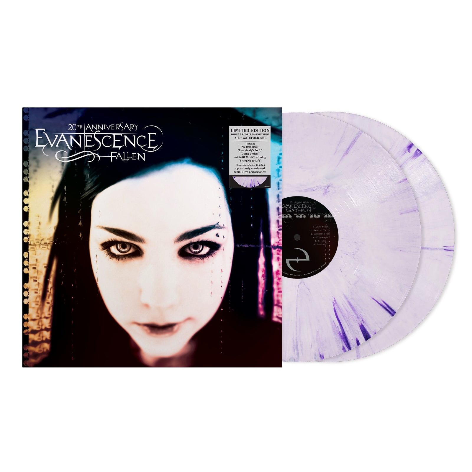 Evanescence - Fallen (20th Anniversary Edition): Limited Splatter Vinyl ...