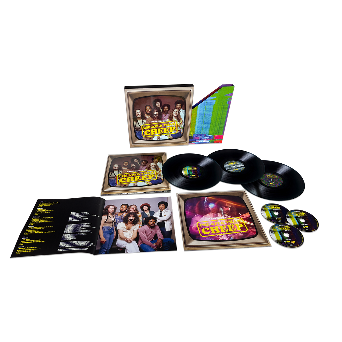 Frank Zappa - Cheaper Than Cheep: SDE 3LP + 2CD + Blu-Ray - The Sound of Vinyl