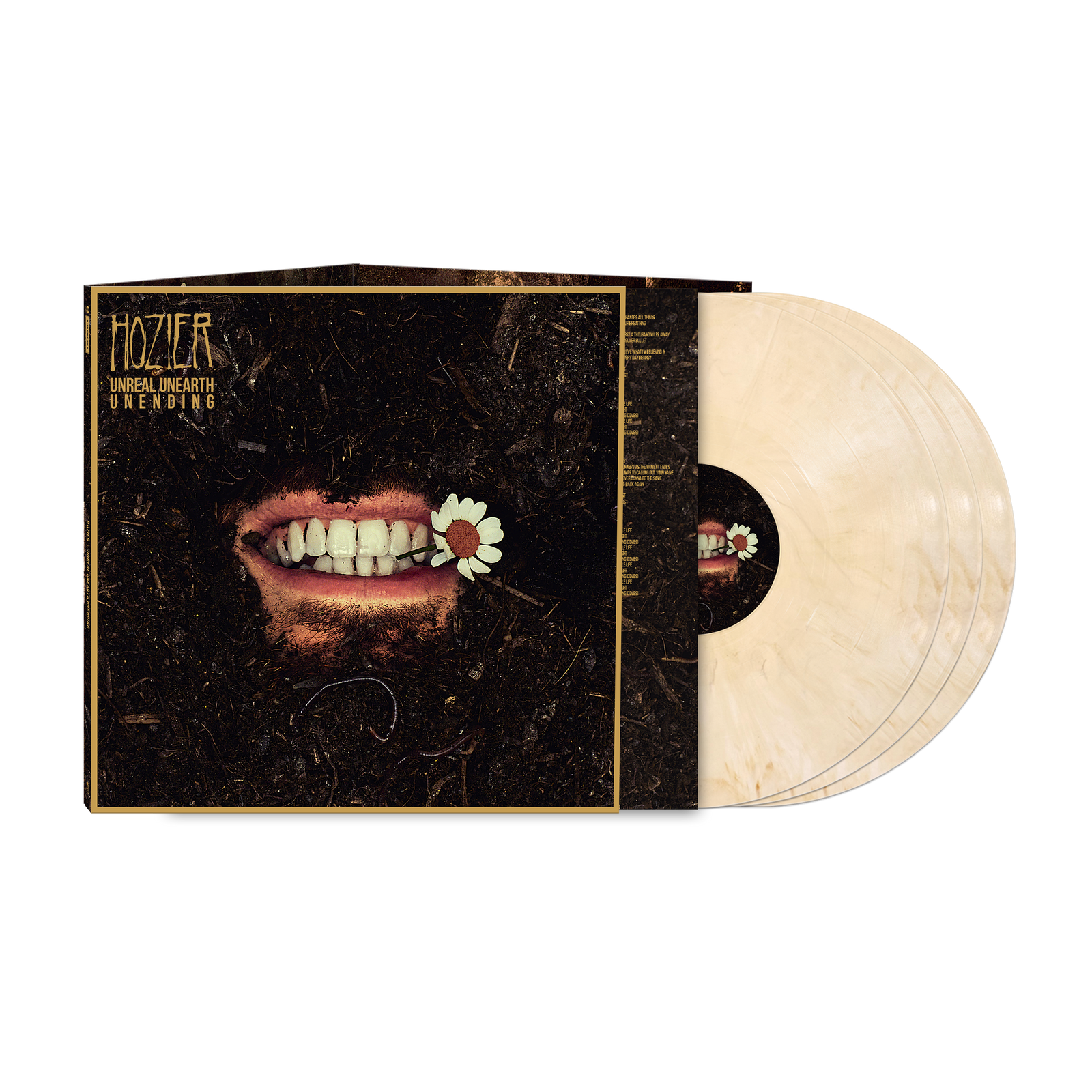 Hozier - 'Unreal Unearth: Unending' Deluxe Version Tooth White 3LP - The Sound of Vinyl