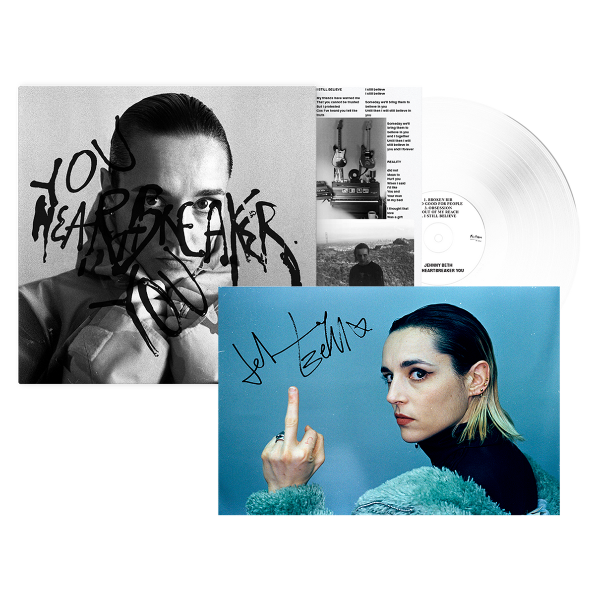 Jehnny Beth - You Heartbreaker, You: Limited White Vinyl LP + Signed ...