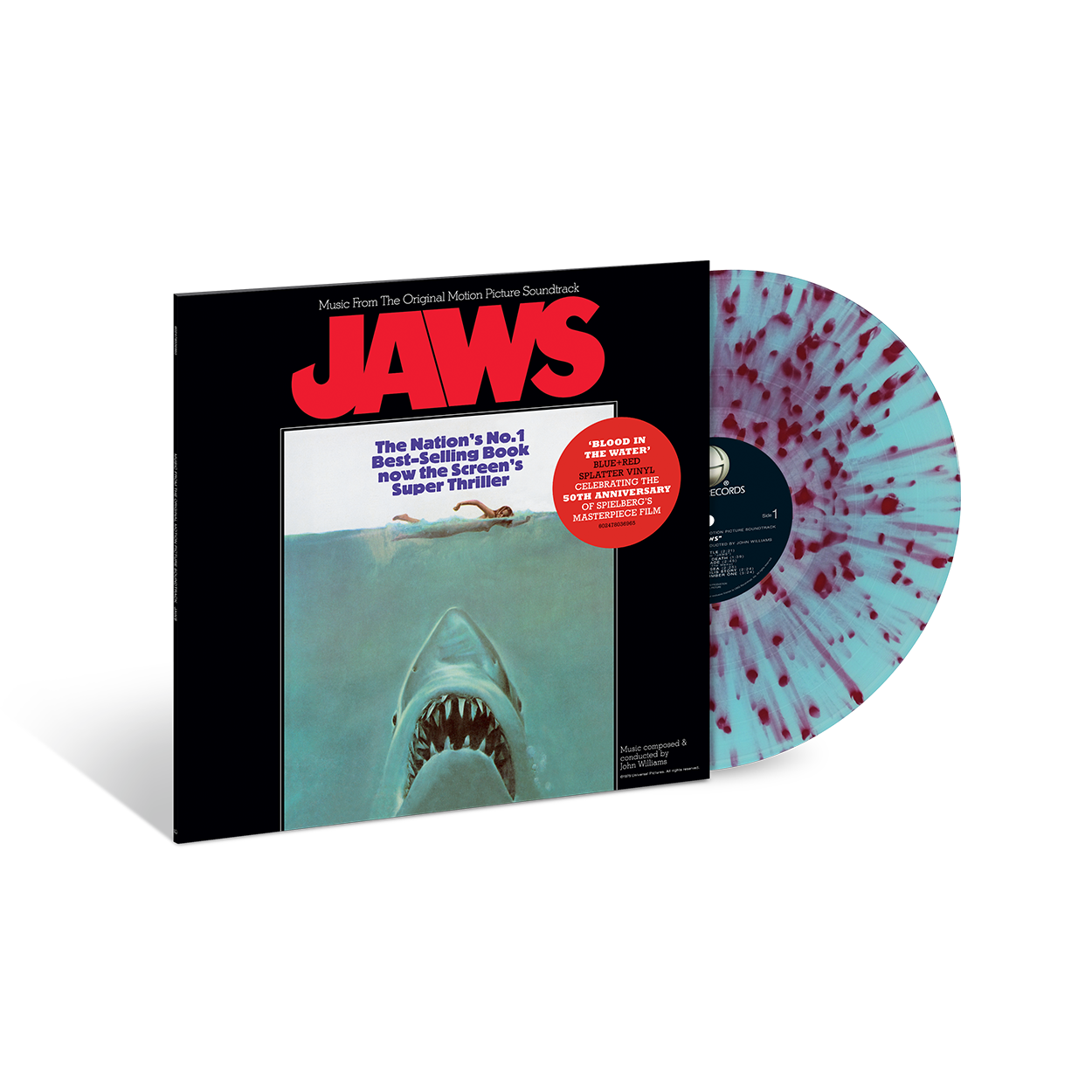 John Williams - Jaws (Original Soundtrack): Exclusive Translucent Blue ...