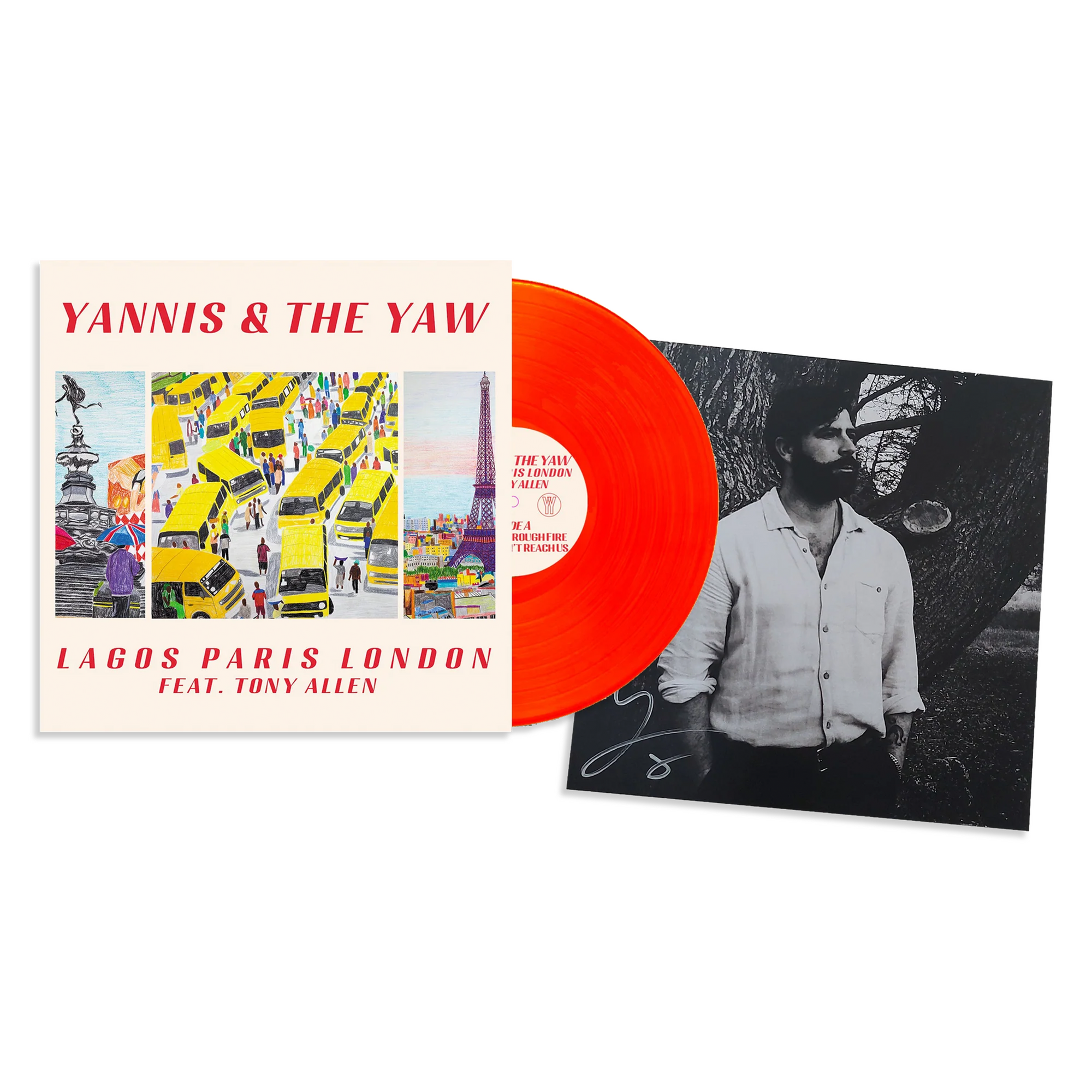 Lagos Paris London: Limited Red Vinyl LP & Signed Print - The Sound of ...