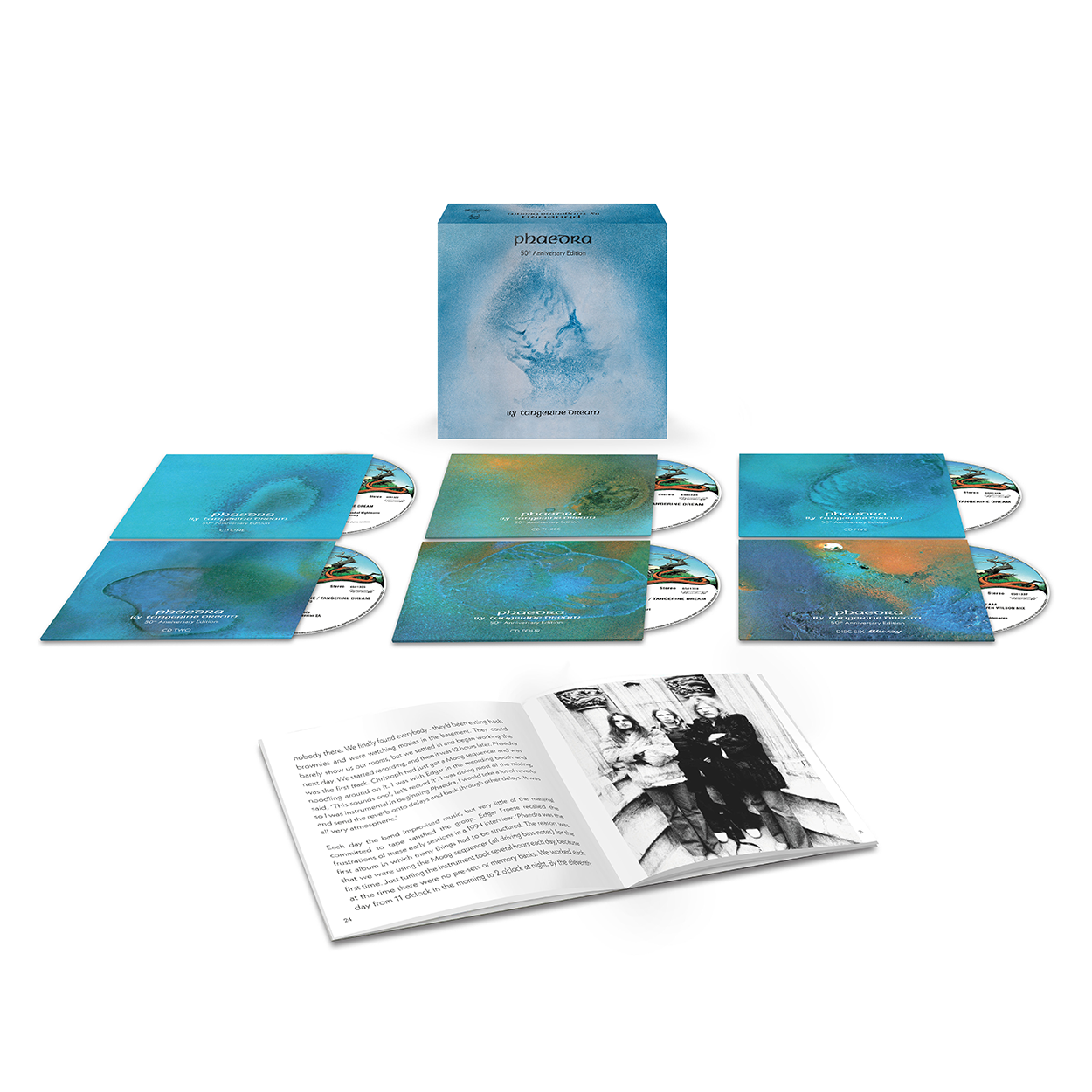 Tangerine Dream - Phaedra (50th Anniversary): 5CD + Blu Ray Boxset ... Tangerine Dream - Phaedra (50th Anniversary): 5CD + Blu Ray Boxset ...