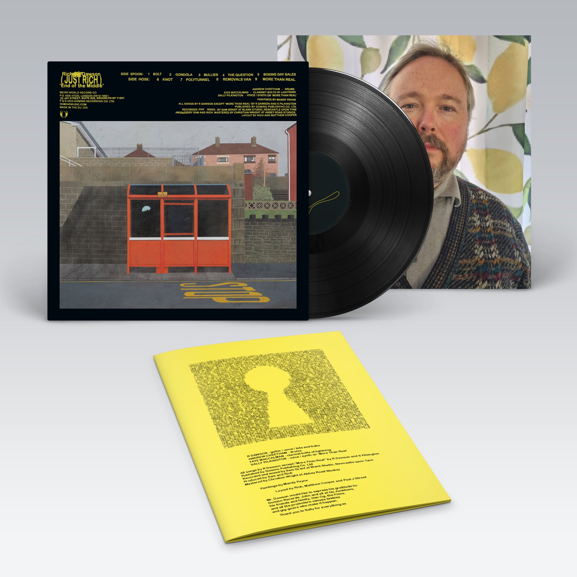 Richard Dawson - End of the Middle: Vinyl LP (w/ Limited Signed Print ...