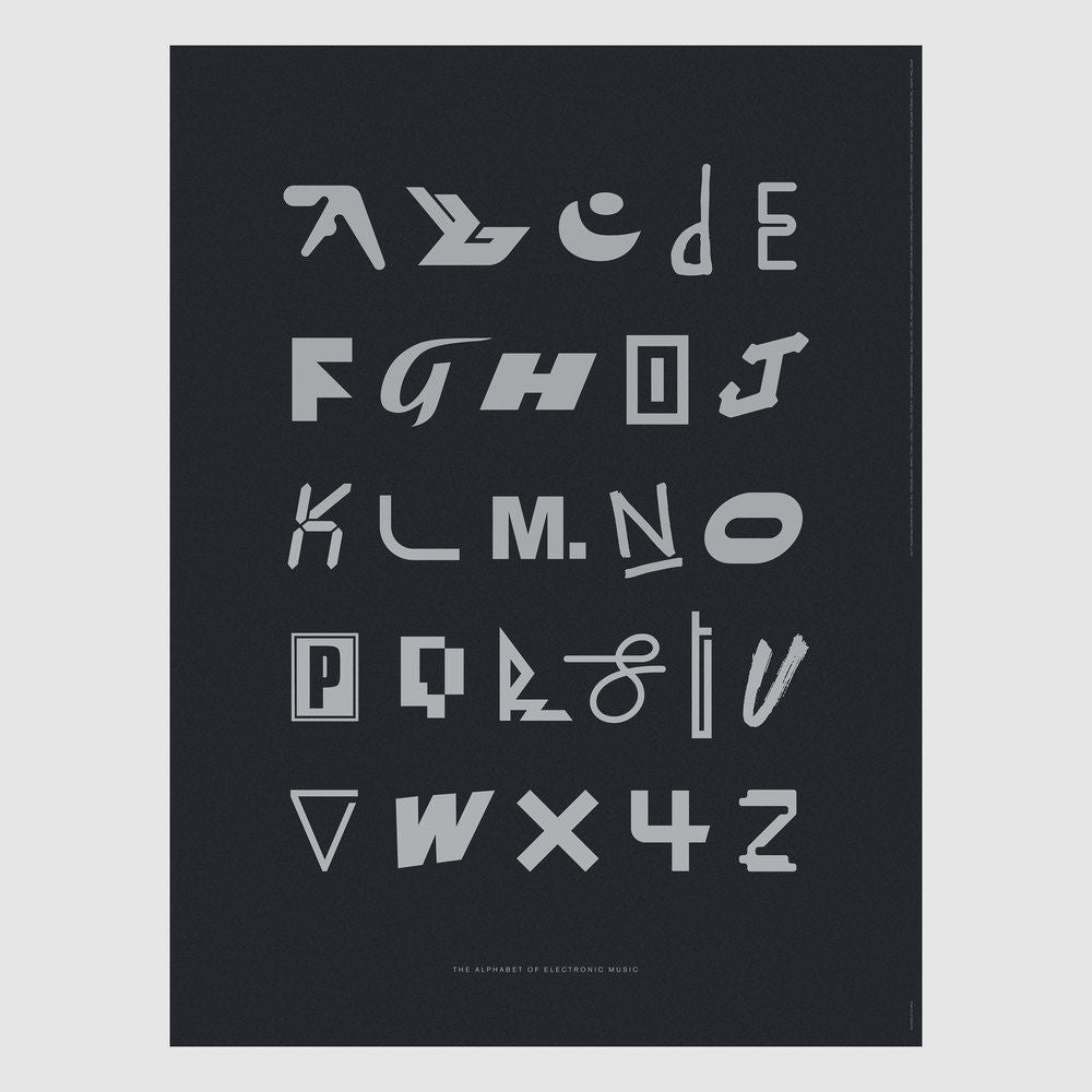 Dorothy - Alphabet of Electronic Music: Screen Print Poster - The Sound ...