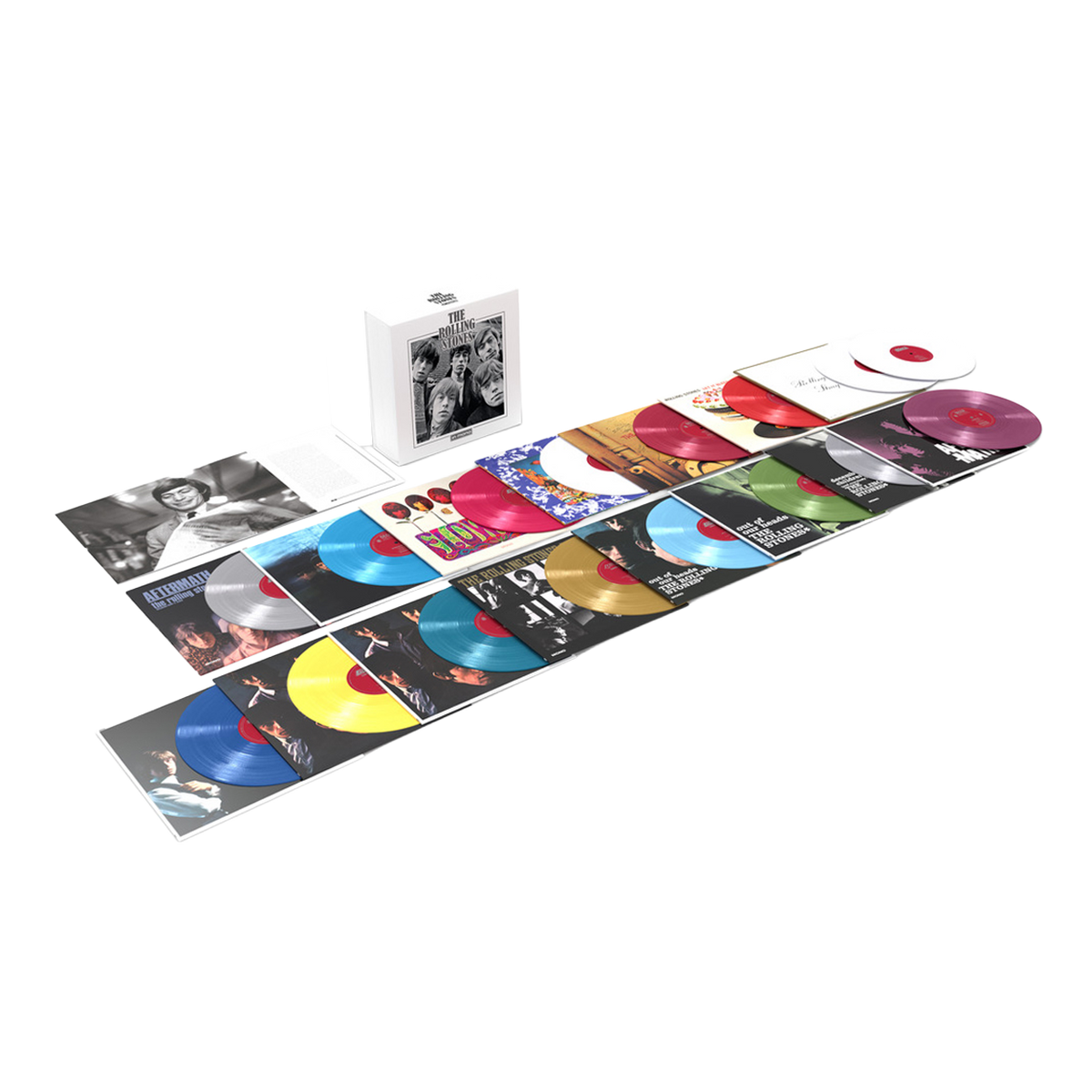 The Rolling Stones - The Rolling Stones In Mono: Colour Vinyl 16LP Box ...
