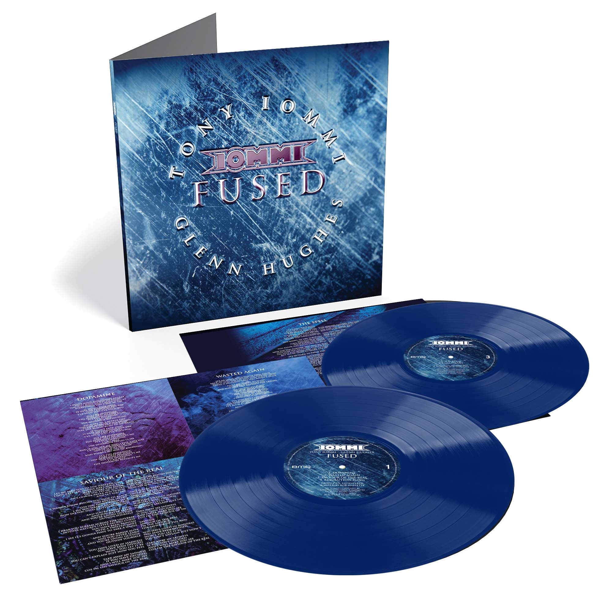 Tony Iommi & Glenn Hughes - Fused: Translucent Cobalt Blue Vinyl 2LP ...