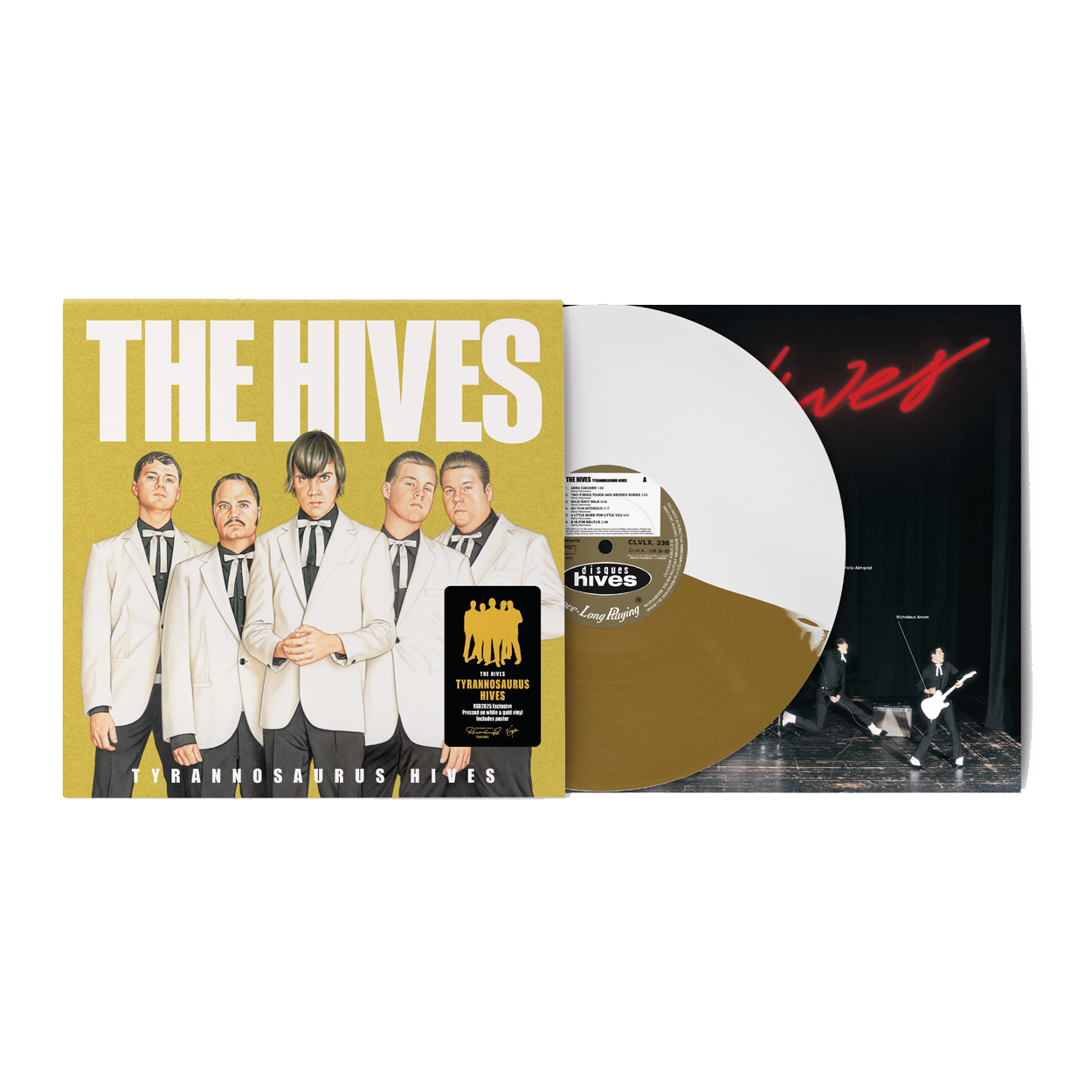 The Hives - Tyrannosaurus Hives (RSD25): Gold & White Vinyl LP - The ...