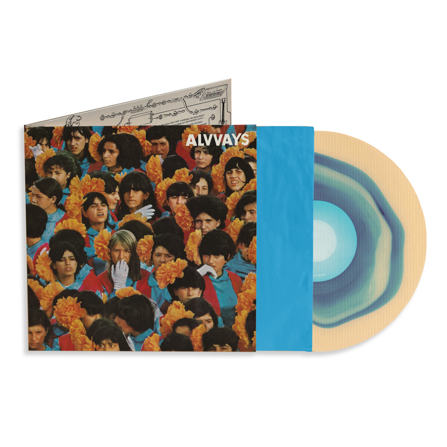 Alvvays - Alvvays (10th Anniversary): Cerulean in Cloudy Clear Vinyl LP ...