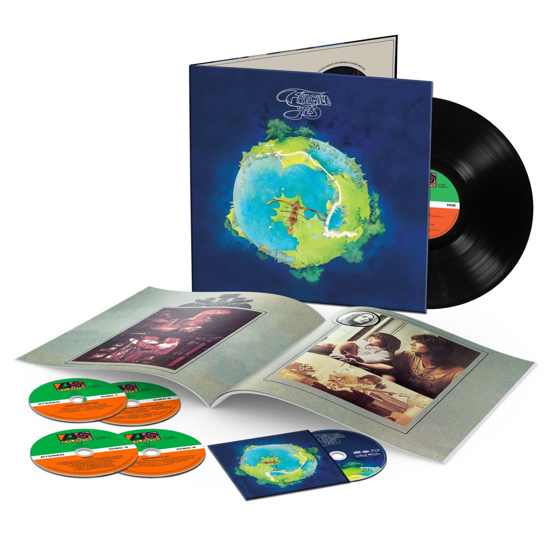 Yes - Fragile (Super Deluxe Edition): Vinyl LP, 4CD + Blu-Ray - The ...