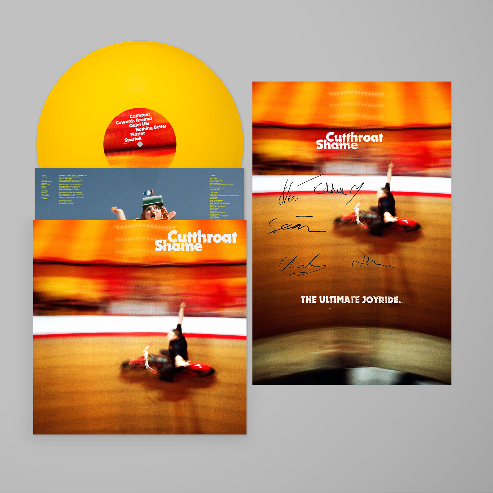 Shame - Cutthroat: Hot Shot Vinyl LP & Signed Print - The Sound of Vinyl