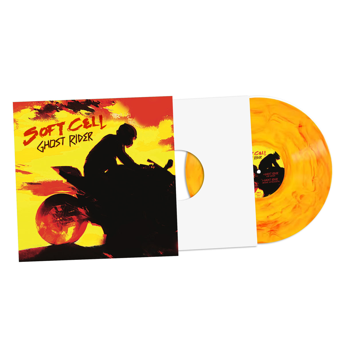 Soft Cell - Ghost Rider: Night Flame Marble Yellow Vinyl LP - The Sound ...